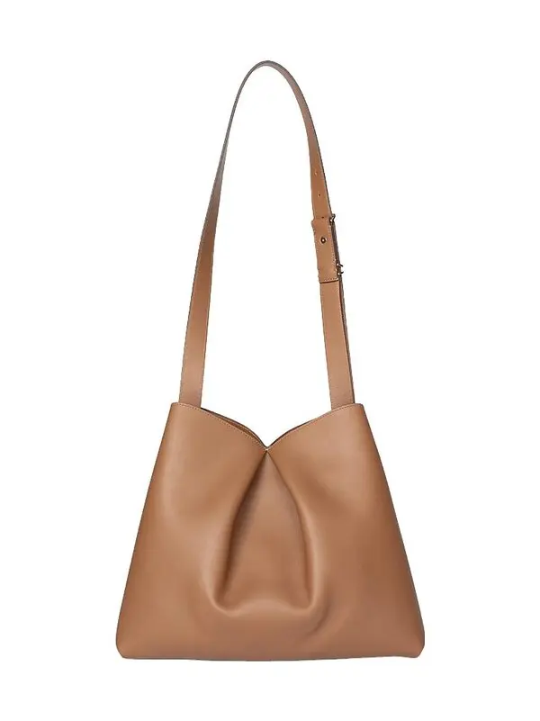 Rag & Bone Bloom Large Leather Shopper Bag - Cognac
