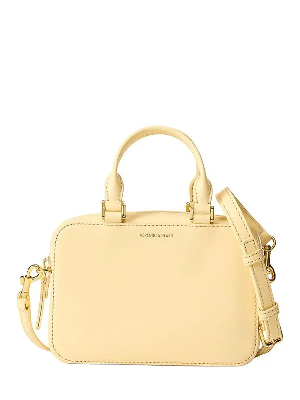 Veronica Beard Boxy Top Handle Bag - Chamomile