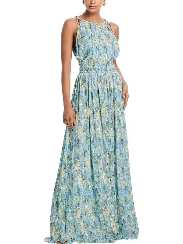 Veronica Beard Yardley Maxi Dress - Powder Blue