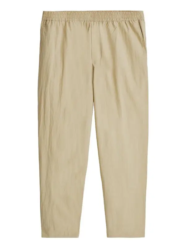 Cos Elasticated Tapered Pants - Beige