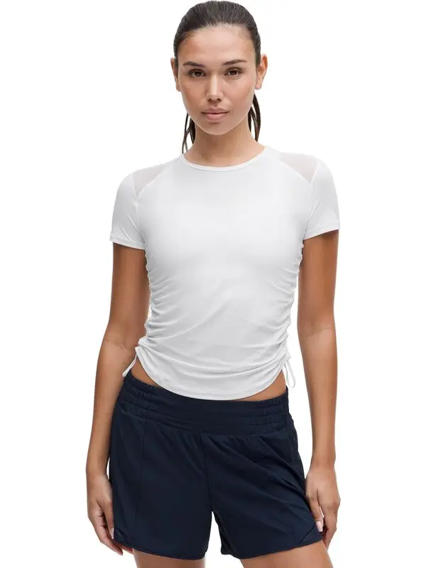 Lululemon Sculpt Cinched Short-sleeve Shirt - White