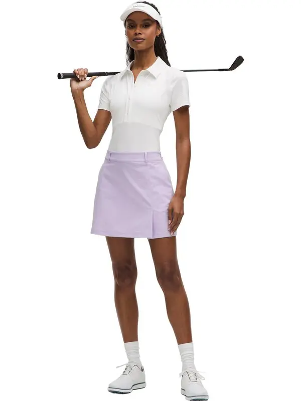 Lululemon Stretch Twill Front Pleat Golf Skirt - Lavender Frost