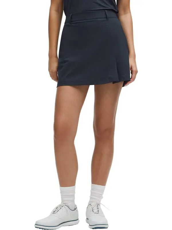 Lululemon Stretch Twill Front Pleat Golf Skirt - True Navy