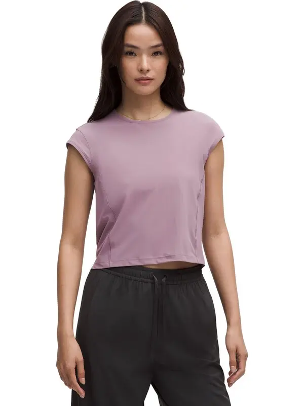 Lululemon Cinch-back Short-sleeve Shirt - Lavender Lux