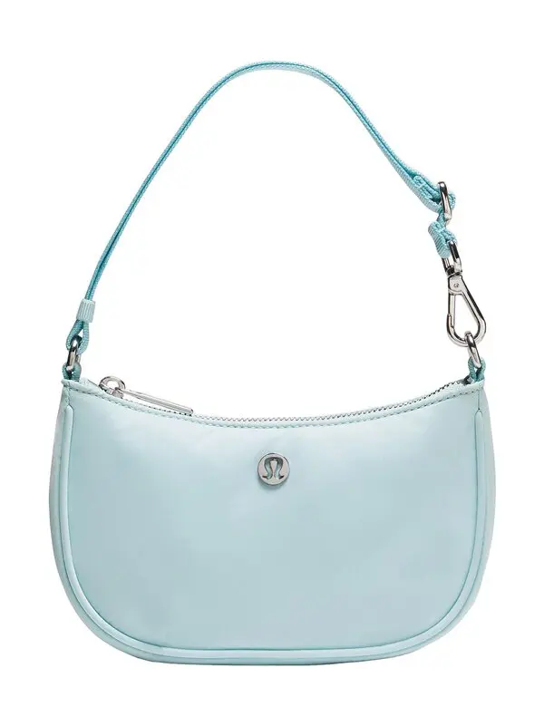 Lululemon City Essentials Mini Shoulder Bag 1l - Foam Cloud/silver