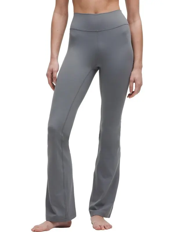 Lululemon Groove Nulu High-rise Flared Pant - Solar Grey
