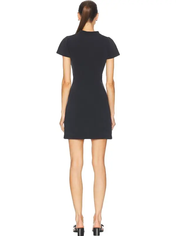 Balenciaga Polo Mini Dress - Faded Black