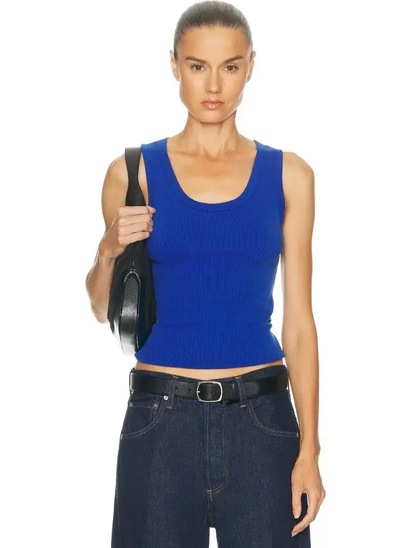 AGOLDE Poppy Tank Top - Cobalt