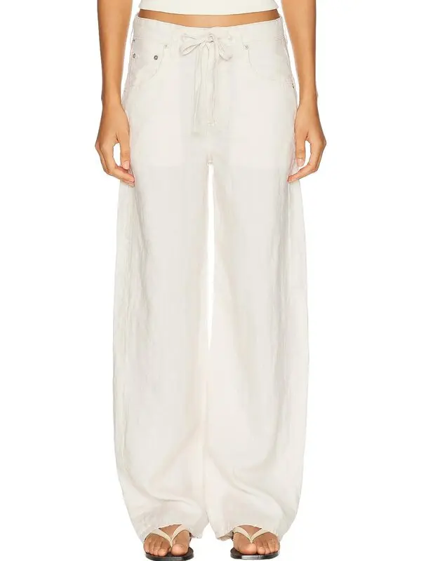 Citizens Of Humanity Brynn Drawstring Trouser - Pale Stone