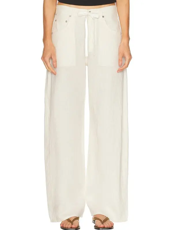 Citizens Of Humanity Brynn Drawstring Trouser - Vanilla