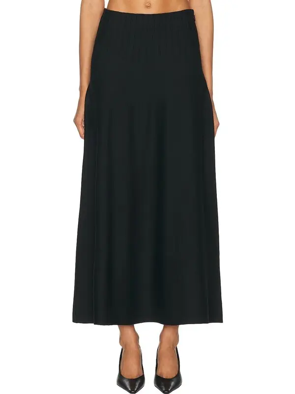 Gabriela Hearst Annamaria Knit Skirt - Black