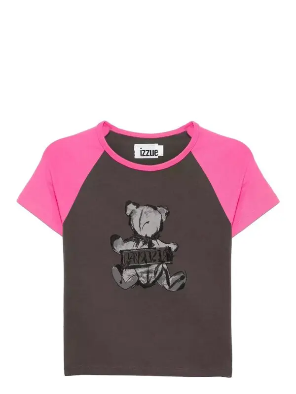 Izzue Graphic-print T-shirt - Brown