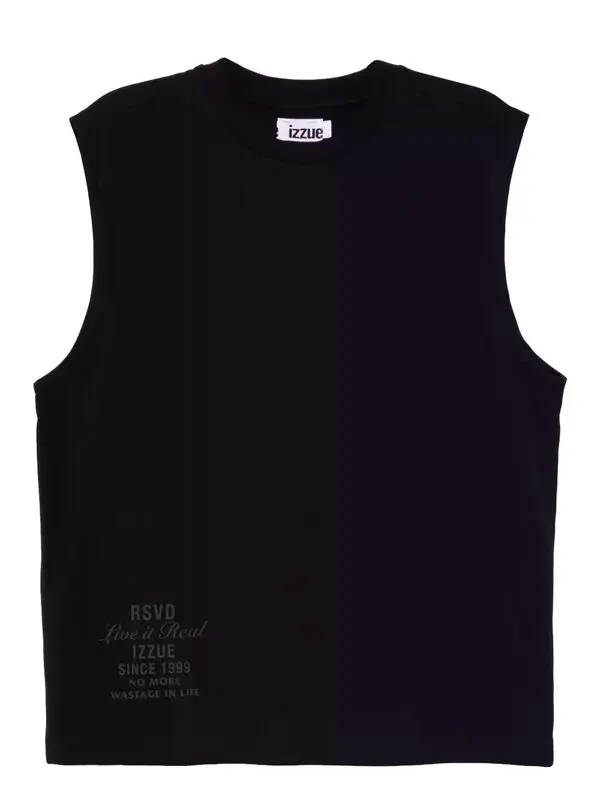Izzue Logo-print Vest - Black