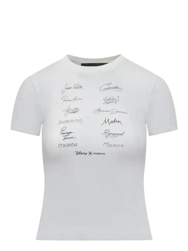 Coperni X Disney Signatures T-shirt - White