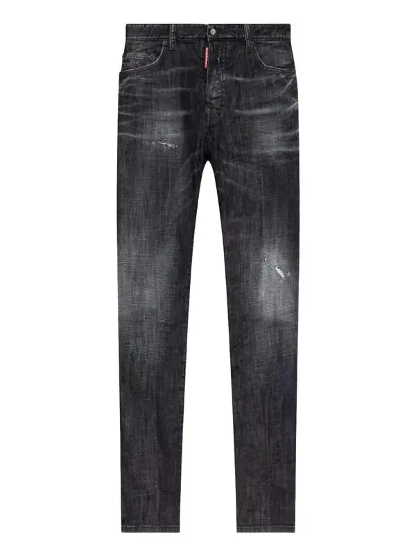 Dsquared2 Logo-patch Jeans - Black