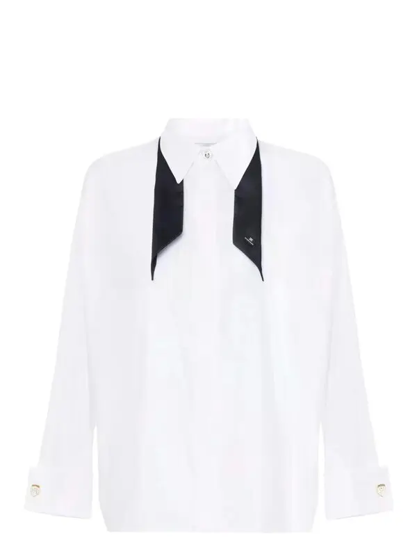 Elisabetta Franchi Poplin Shirt - White