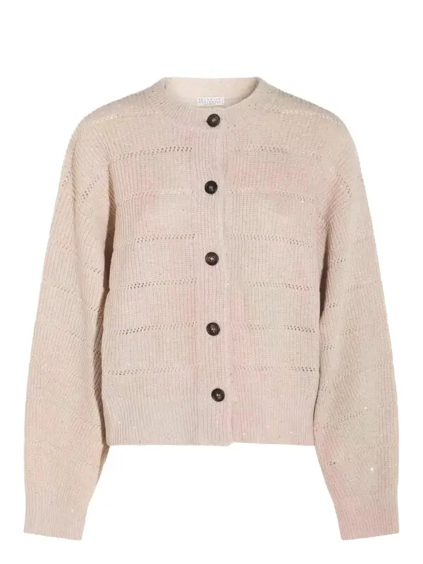 Brunello Cucinelli Knitted Cardigan - Neutrals