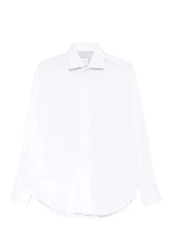 Eleventy Cutaway-collar Shirt - White