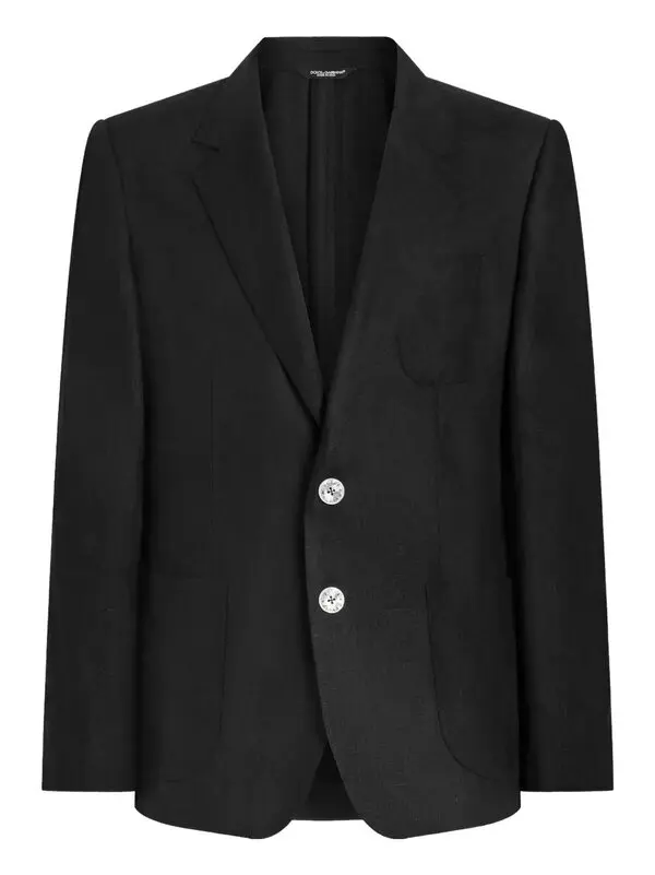 Dolce & Gabbana Single-breasted Blazer - Black