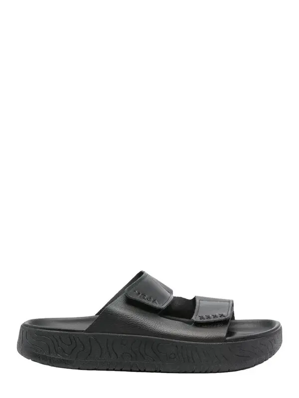 VEJA Embossed Logo Slides - Black