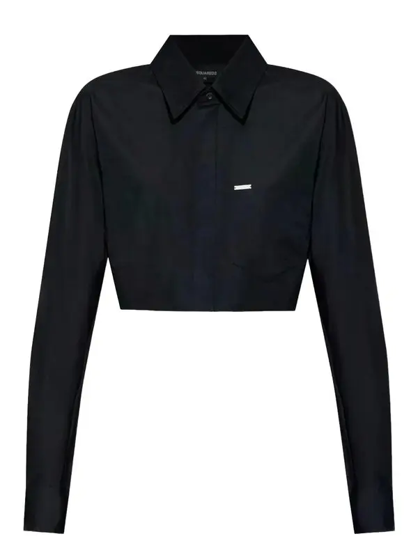 Dsquared2 Cropped Shirt - Black