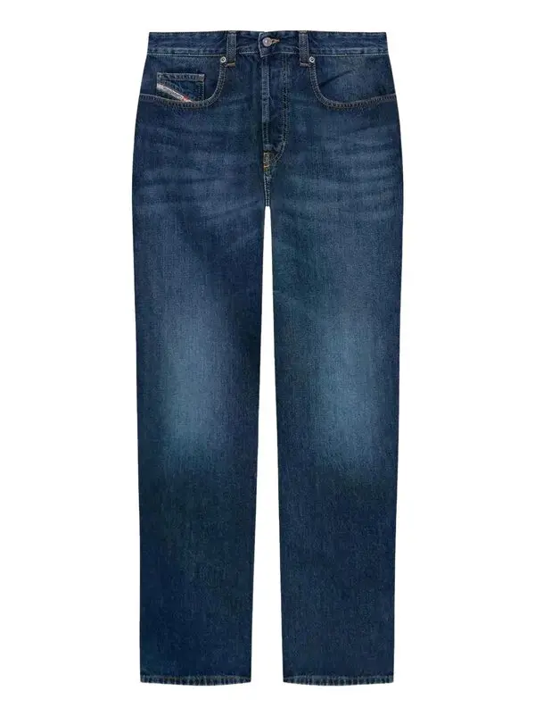 DIESEL® D-macro Straight Leg Jeans - Blue