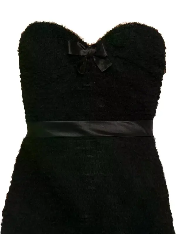 Viktor & Rolf Degradé Tulle Mini Dress - Black