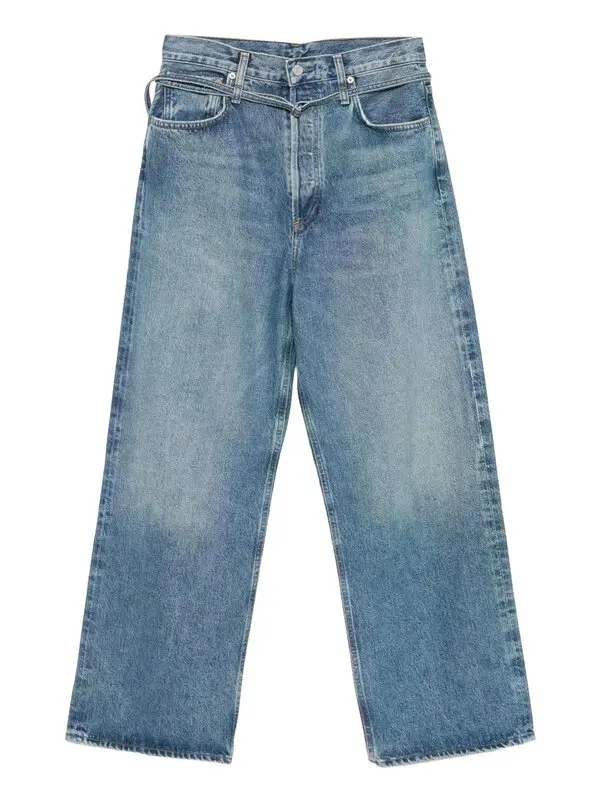 AGOLDE High-waisted Jeans - Blue