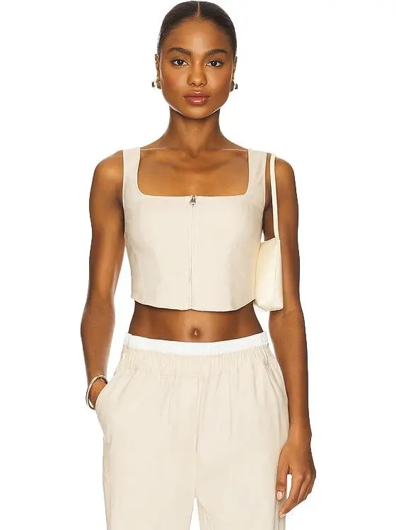 Simkhai Anderson Bustier Top - Beige