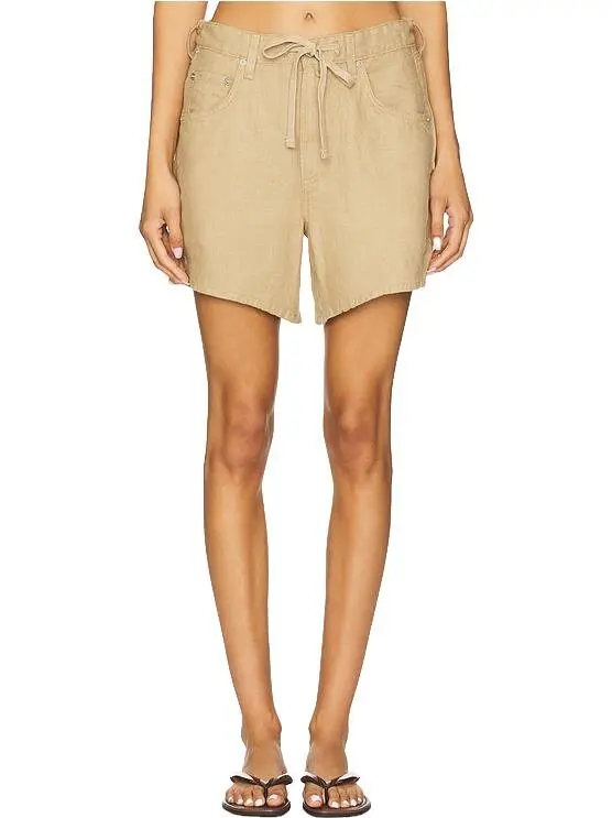Citizens Of Humanity Brynn Drawstring Short - Tan