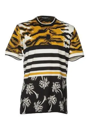 Dolce & Gabbana T-shirt Marigold Size Cotton - Yellow