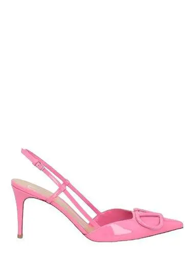 Valentino Garavani Pumps In Leather - Pink