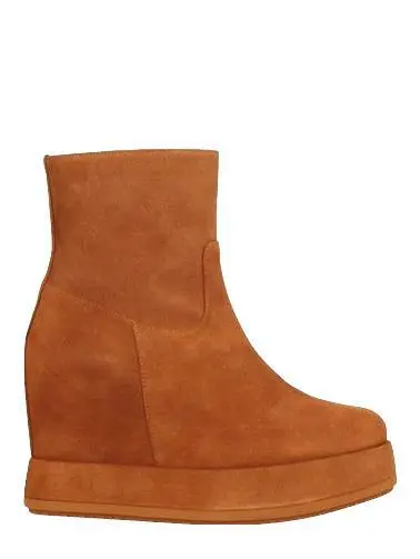 PALOMA BARCELO Leather Ankle Boots - Brown