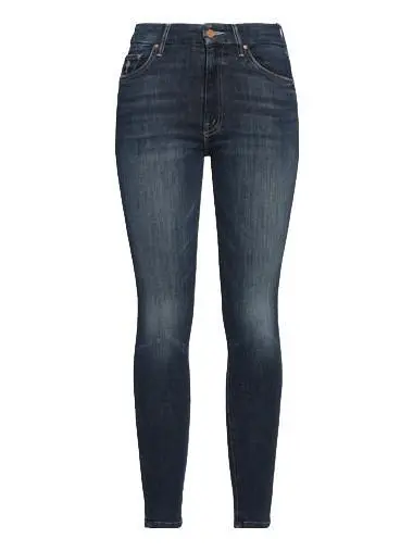 MOTHER High Waisted Skinny Jeans - Blue