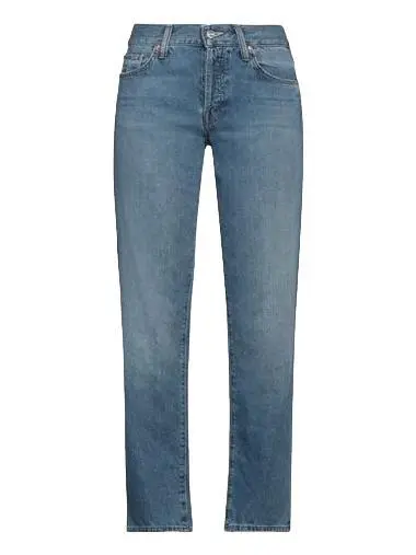 MOTHER Straight-leg Jeans With A High Waist - Blue