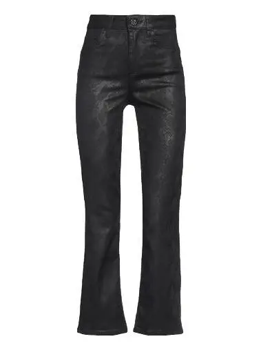 LIU •JO Bootcut Cropped Pants - Black