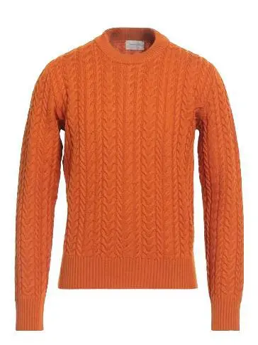 BROOKSFIELD Sweater In Virgin Wool - Orange