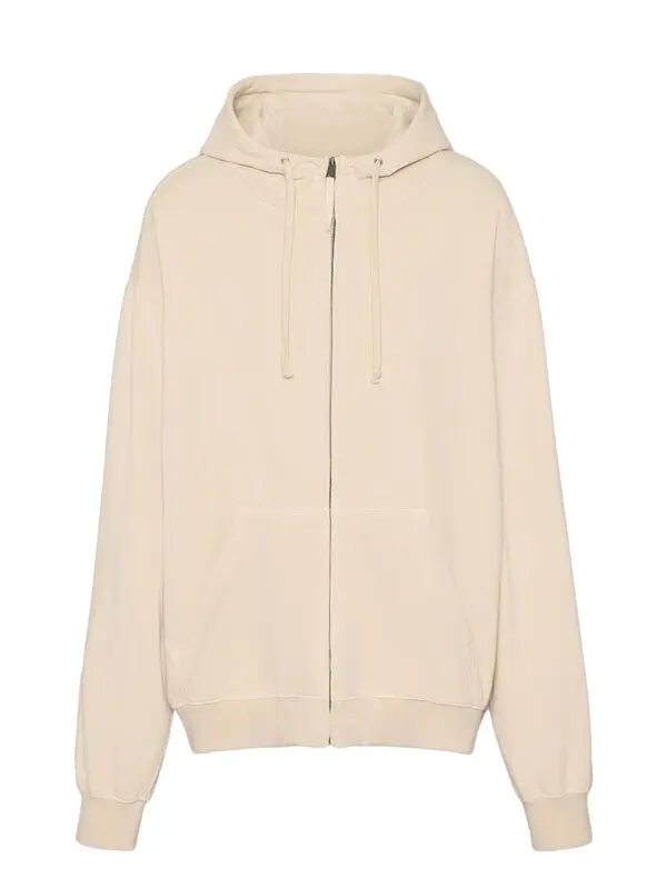 MAISON MARGIELA Washed Sweat Jacket - Ecru