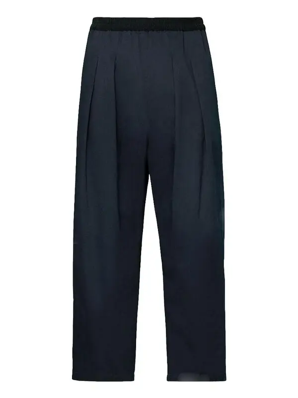MAISON MARGIELA Pleated Trousers - Dark Blue