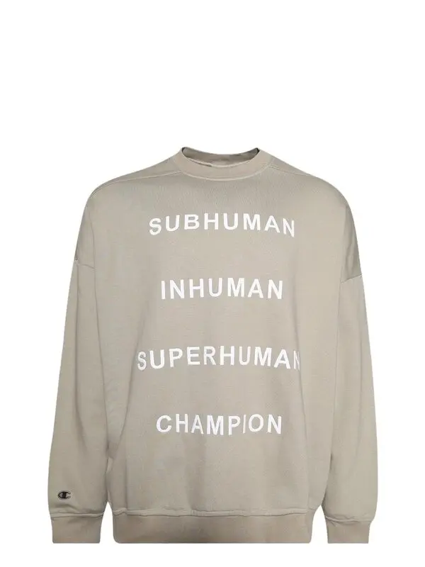 Rick Owens X Champion Knitted Jumbo Sweat - Pearl