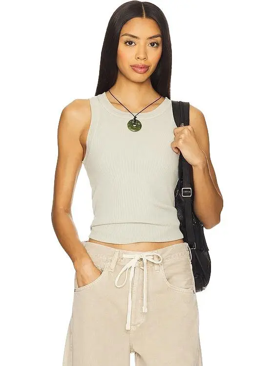Citizens Of Humanity Isabel Rib Tank Top - Matcha