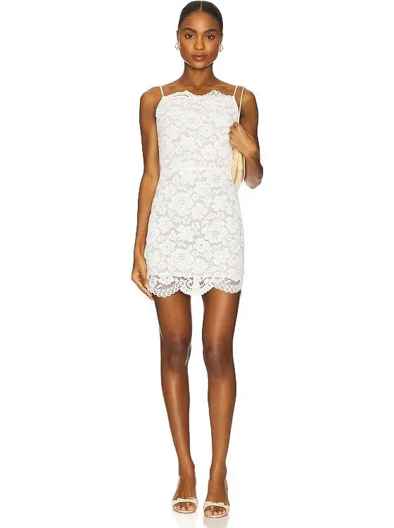 For Love & Lemons Lakeside Mini Dress - White
