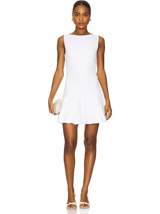 Retrofete Audrina Knit Dress - White