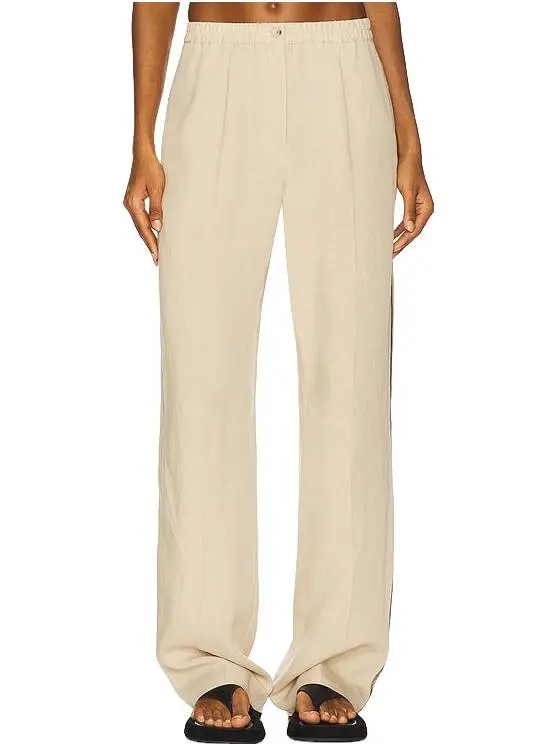 SAMSOE SAMSOE Satove Trousers - White Pepper