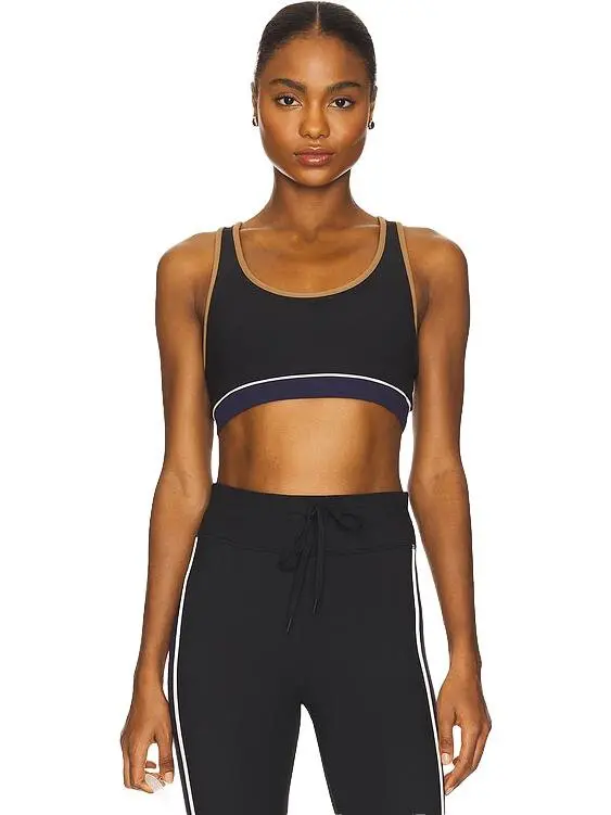 The Upside Revolver Jade Racerback Sports Bra - Black