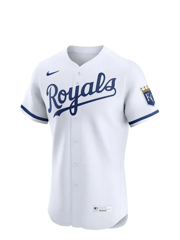 Nike Kansas City Royals Dri-fit Adv Mlb Elite Jersey - White