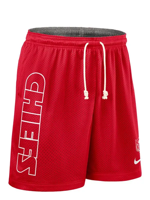 Nike Kansas City Chiefs Sideline Reversible Dri-fit Nfl Shorts - Red