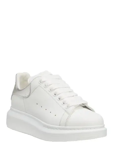 Alexander McQueen Oversized Sneaker - White/ Silver