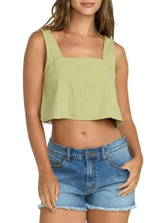 BILLABONG Open Skies Crop Tank - Avocado