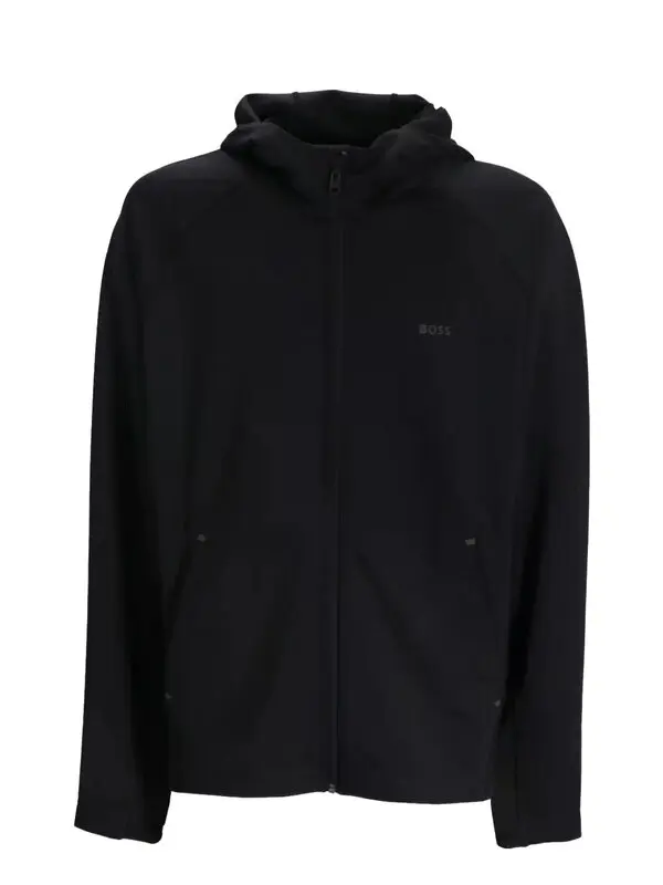 BOSS Zip-up Hoodie - Black